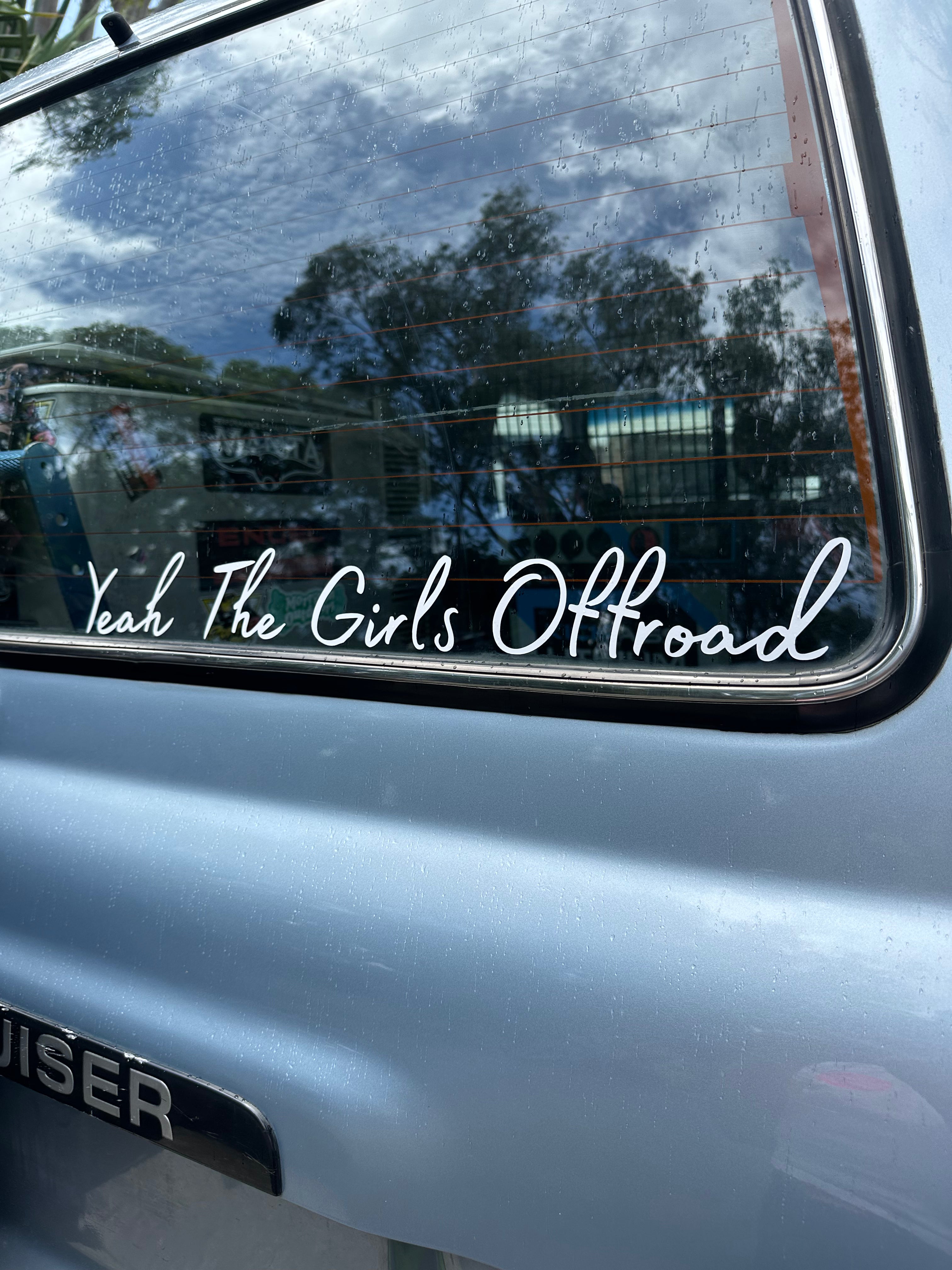 STICKERS AND DECALS – YEAH THE GIRLS OFFROAD